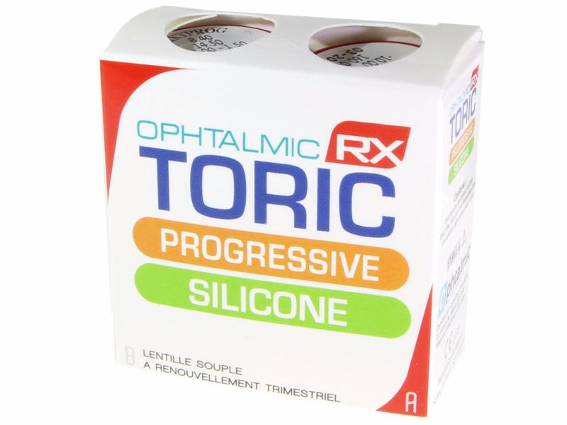 Lentilles Ophtalmic RX TORIC PROGRESSIVE SILICONE